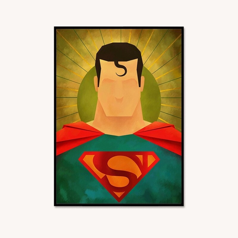 Posters Marvel / DC style portrait